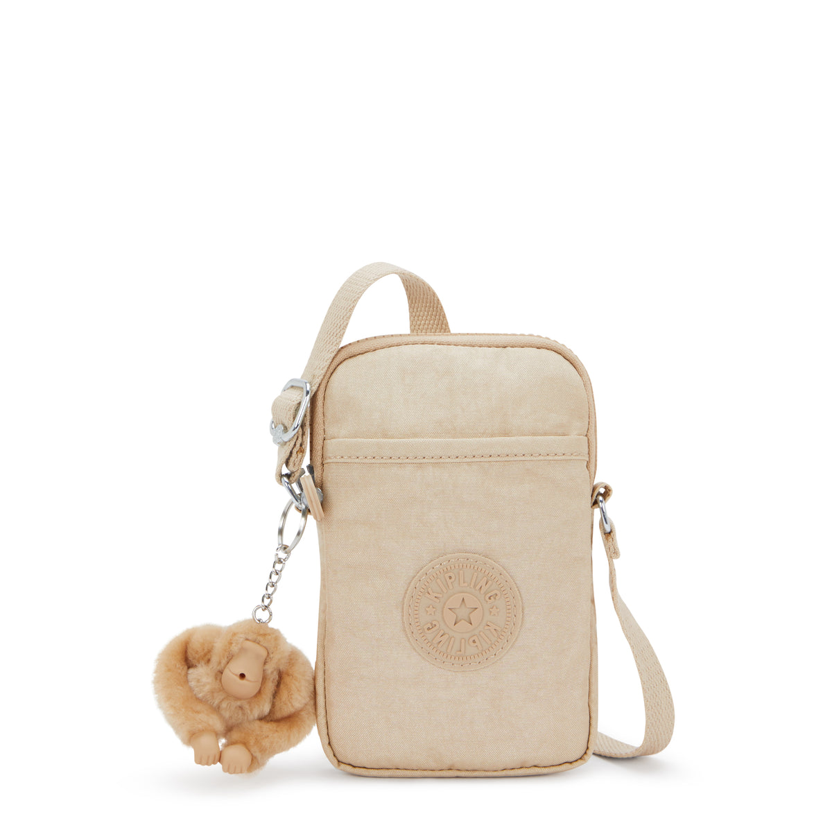 Kipling TALLY Phone Bag With Adjustable Crossbody Strap - Sparkled Bei ...