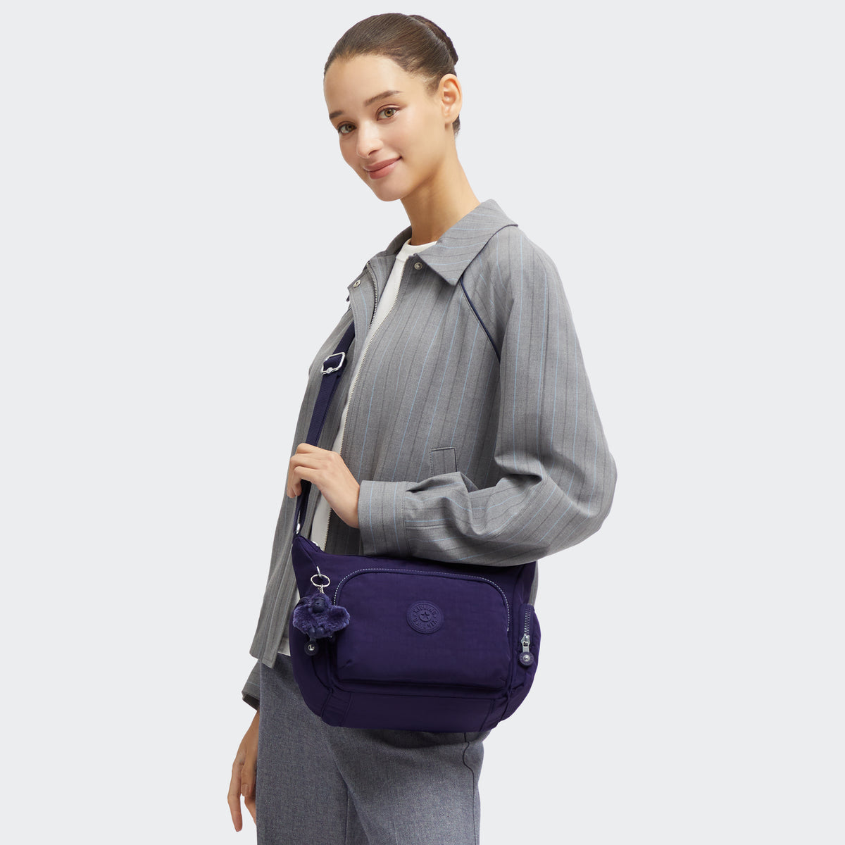 Kipling GABB S Medium Crossbody Bag - Moonlit Blue – The Necessity