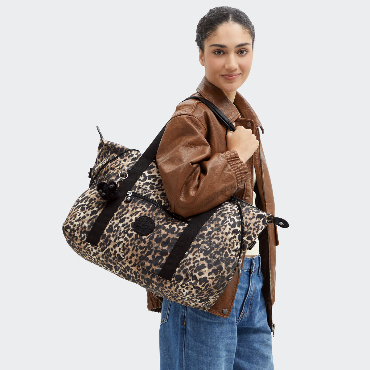 Kipling ART M Travel Tote - Wild Leopard – The Necessity