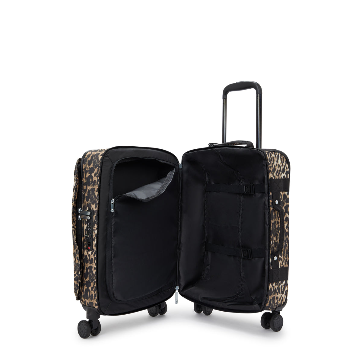 Kipling SPONTANEOUS S Cabin-Sized 4-Wheeled Suitcase - Wild Leopard ...